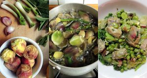 Vignarola – roman spring stew – kuechenkitchen